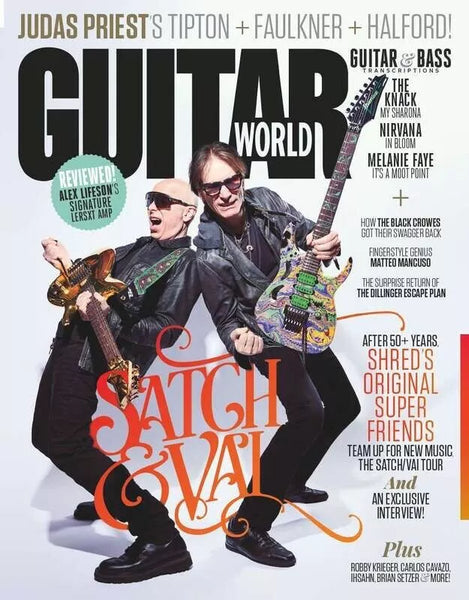 SATCH & VAI - JOE SATRIANI - STEVE VAI - GUITAR WORLD MAGAZINE - JUNE ...