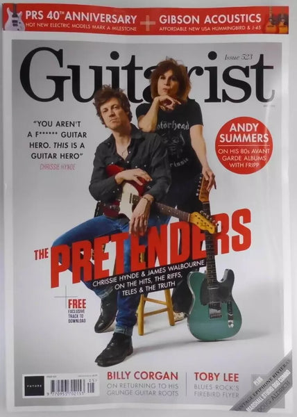 Guitarist magazine May 2025 The Pretenders Chrissie Hynde & James Walb ...