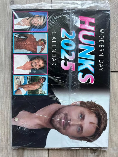 2024 MODERN DAY HUNKS Pedro Pascal Austin Butler + 2025 WALL CALENDAR ...