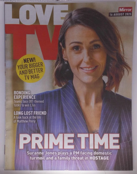 Love TV magazine 16th August 2025 Suranne Jones - YourCelebrityMagazines