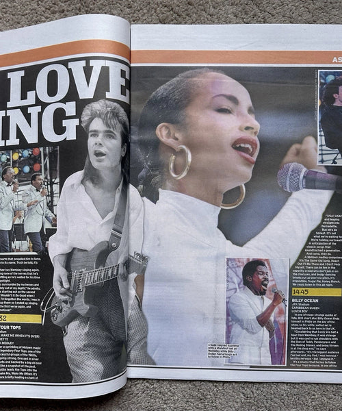 Live Aid at 40 Special Newspaper Madonna George Michael Freddie Mercur ...