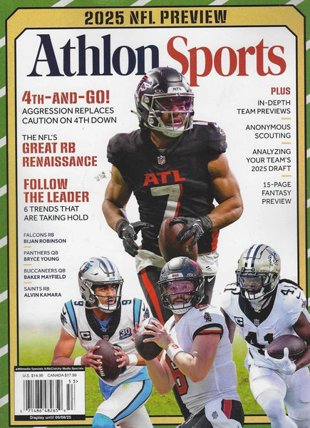 Athlon Sports 2025 NFL Preview 2025 Atlanta Falcons Cover ...