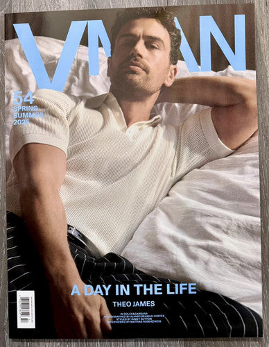 VMAN MAGAZINE - ISSUE # 54- SPRING/SUMMER 2025- THEO JAMES- BRAND NEW ...
