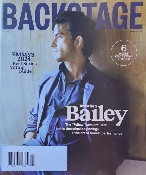 JONATHAN BAILEY - BACKSTAGE MAGAZINE - AUGUST 15, 2024 - BRAND NEW ...