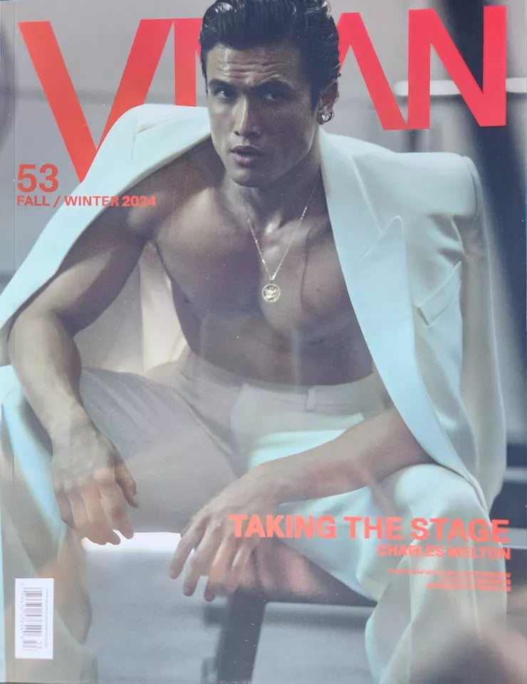 CHARLES MELTON - VMAN MAGAZINE - FALL/WINTER 2024 NEW #53 - YourCelebrityMagazines