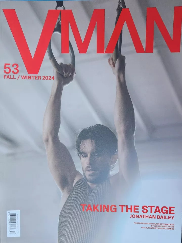 JONATHAN BAILEY - BRIDGERTON - VMAN MAGAZINE - FALL/WINTER 2024 NEW #5 - YourCelebrityMagazines
