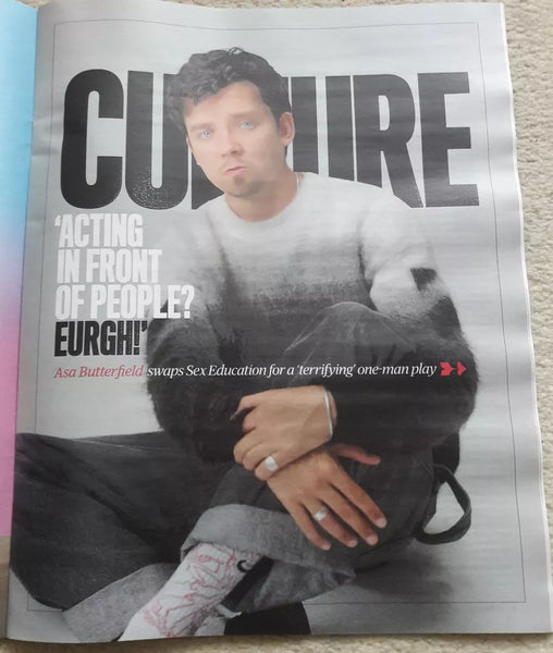 GUARDIAN SATURDAY MAGAZINE - January 2025 Self Esteem Asa Butterfield ...