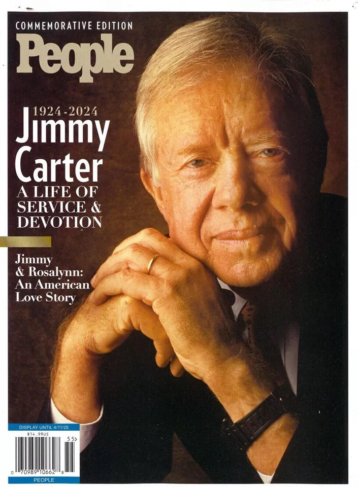 PEOPLE MAGAZINE, 2025: JIMMY CARTER (1924 - 2024) - A Life of Service ...