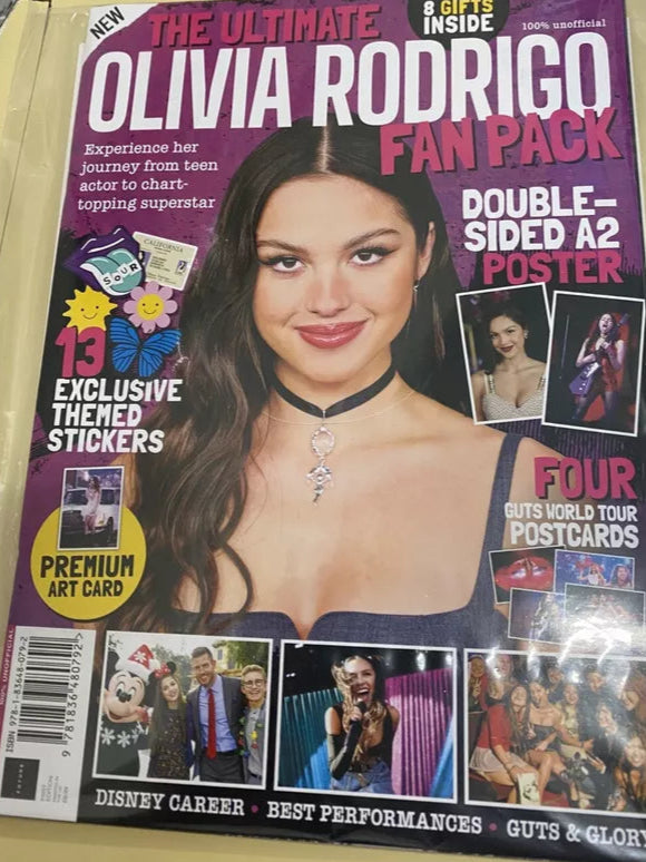 Ultimate Fan Pack - Olivia Rodrigo (Includes 8 Free Gifts inside) - YourCelebrityMagazines