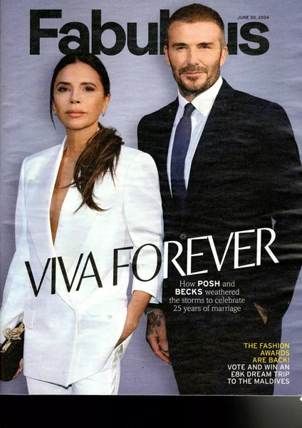 Fabulous Magazine June 30 2024 David Beckham Victoria Beckham Spice Gi ...
