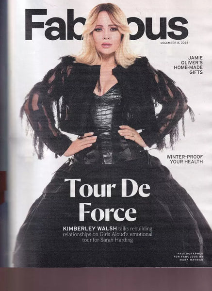 Fabulous Magazine December 8 2024 Kimberley Walsh Girls Aloud ...