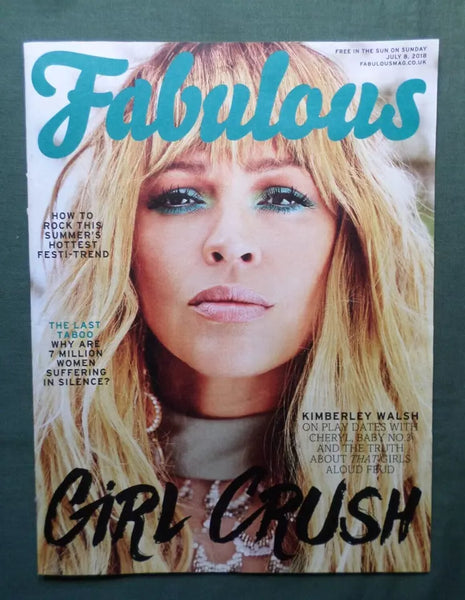 KIMBERLEY WALSH ( GIRLS ALOUD )- FABULOUS UK MAGAZINE -8 JULY 2018 ...