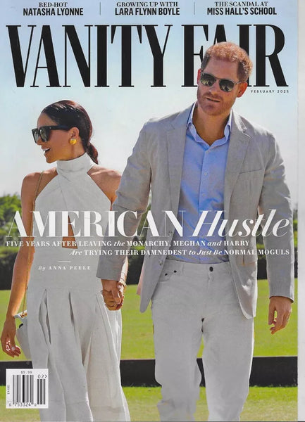 VANITY FAIR MAGAZINE - FEBRUARY 2025 - MEGHAN MARKLE & PRINCE HARRY ...