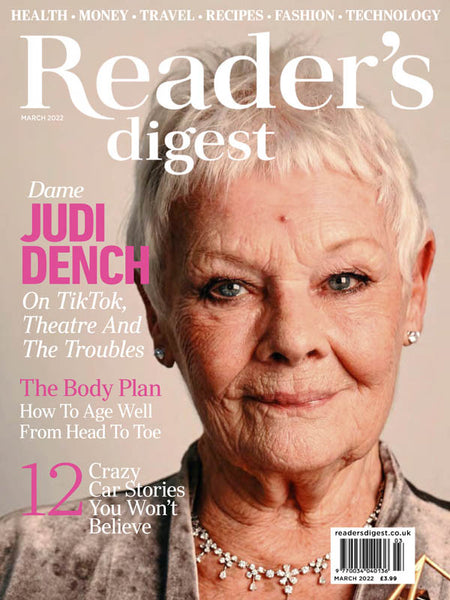 UK READER'S DIGEST Magazine: JUDI DENCH COVER INTERVIEW - APRIL 2022 ...