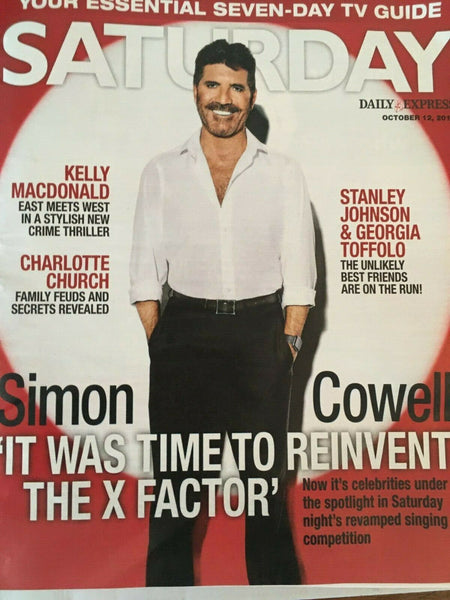 SATURDAY Magazine 10/2019: SIMON COWELL Killian Scott ROBIN COLVILL Gr ...