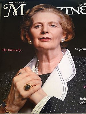 THE TIMES 13 APRIL 2013 MARGARET THATCHER IN PICTURES GLOSSY MAGAZINE ...