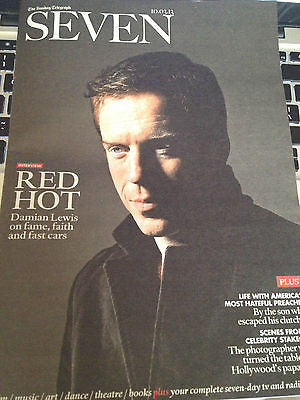 UK Seven Magazine 10/03/2013 DAMIAN LEWIS Douglas Henshall CHANNING TA ...