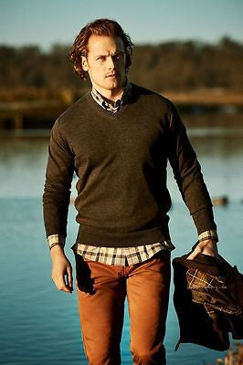 UK GQ Magazine Sam Heughan Outlander Photo Shoot for Barbour ...