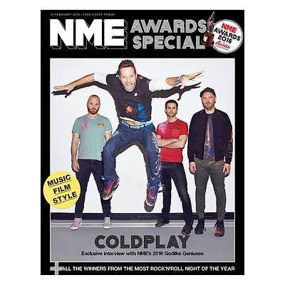COLDPLAY Photo interview NME MAGAZINE 2016 Viola Beach David Duchovny ...