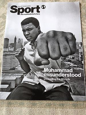 MUHAMMAD ALI PHOTO COVER SPECIAL SPORT MAGAZINE OCTOBER 2014 MARIA SHA ...