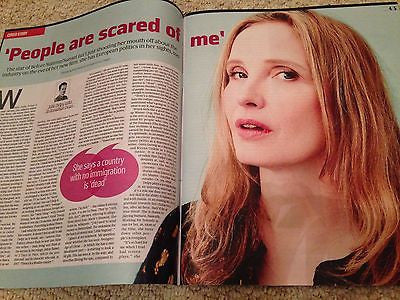JULIE DELPY PHOTO COVER INTERVIEW CULTURE MAGAZINE AUG 2016 DRAKE ELVI ...