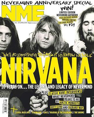 NME MAGAZINE SEPTEMBER 2011 NIRVANA - KURT COBAIN - 20 YEARS ON MARINA ...