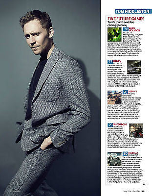 TOM HIDDLESTON STUNNING NEW PORTRAIT LOKI 2014 NEW UK MAGAZINE ...