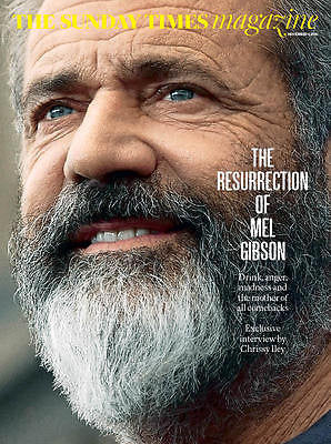 MEL GIBSON - ROBERT PLANT - EDIE SEDGWICK UK Sunday Times Magazine Nov ...