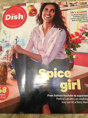 PADMA LAKSHMI PHOTO COVER INTERVIEW THE DISH MAGAZINE APRIL 2016 ...