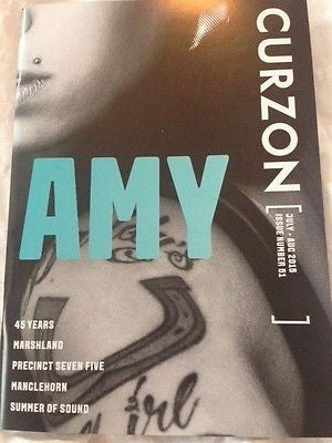 (UK) CURZON MAGAZINE JULY 2015 AMY WINEHOUSE PHOTO COVER SPECIAL BRAND ...