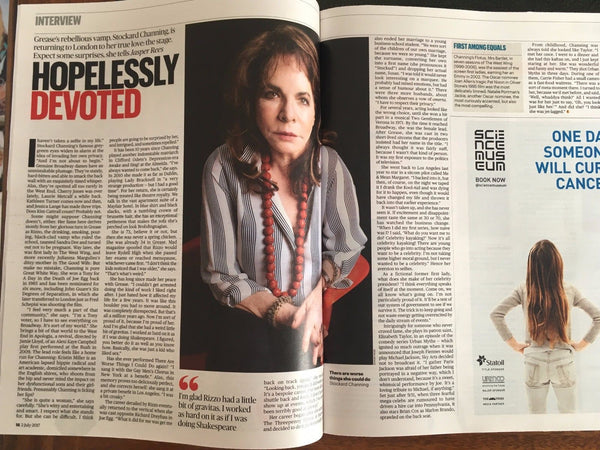 UK Culture magazine 2 July 2017 Kirsten Dunst Richard Coyle Stockard C ...