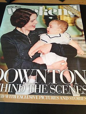 DOWNTON ABBEY UKmag 2013 BRENDAN COYLE MICHELLE DOCKERY MAGGIE SMITH E ...