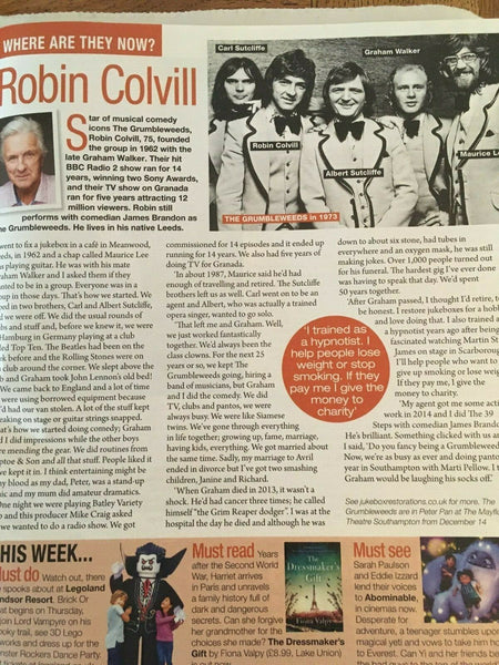 SATURDAY Magazine 10/2019: SIMON COWELL Killian Scott ROBIN COLVILL Gr ...