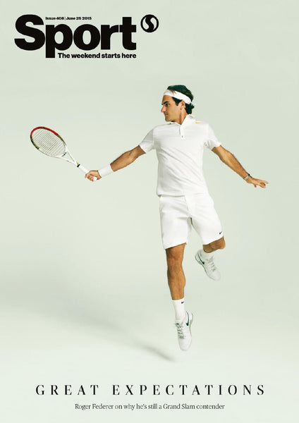 ROGER FEDERER PHOTO INTERVIEW SPORT MAGAZINE JUNE 2015 PETRA KVITOVA B ...
