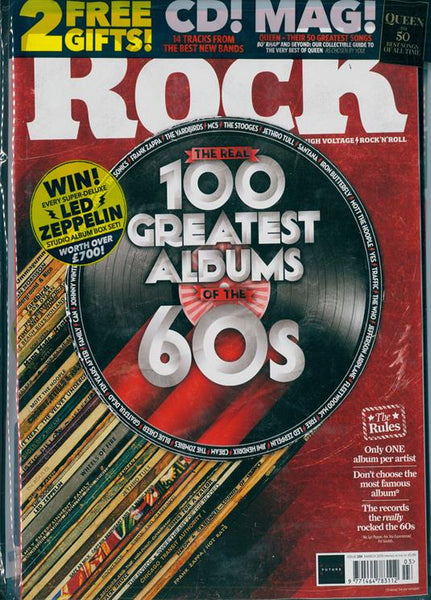 UK CLASSIC ROCK magazine March 2019 Traffic The Doors + Free Queen Sup ...