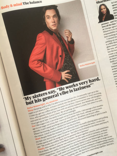 UK Guardian Weekend Magazine JUNE 2018: DAVID LYNCH at home with RUFUS ...