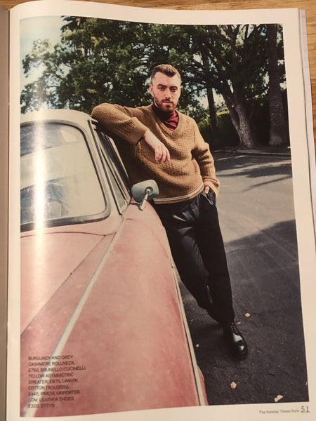 UK Style Magazine September 2018: SAM SMITH COVER INTERVIEW ...
