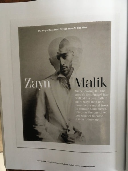 GQ Magazine British October 2017 Zayn Malik One Direction NEW ...