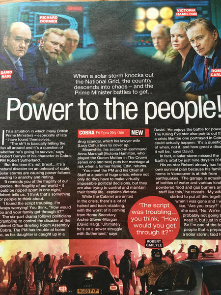 LOVE TV Magazine 11 Jan 2020 VERA Brenda Blethyn RICHARD HAMMOND Rober ...