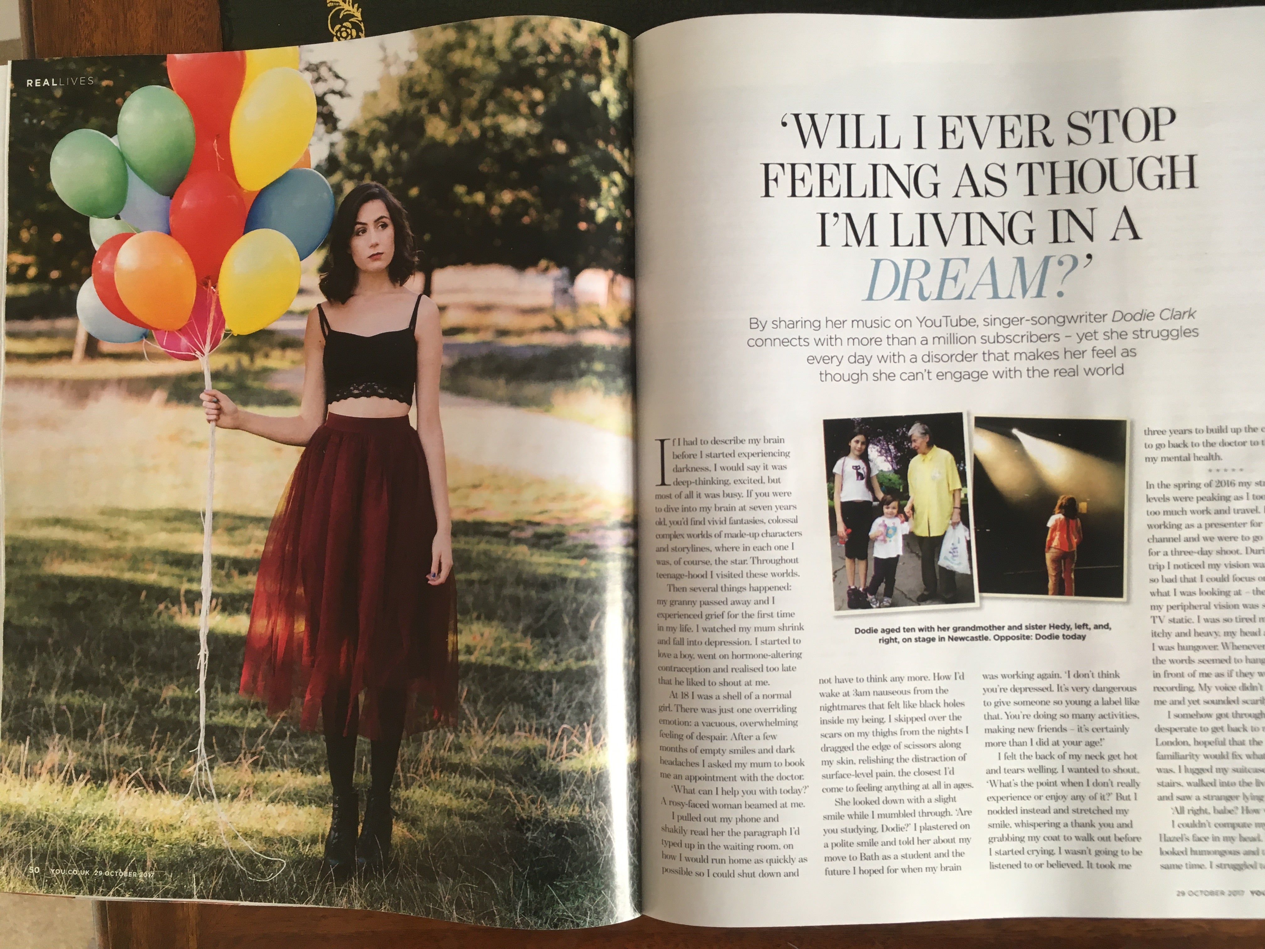 UK You Magazine 29 October 2017 Trinny Woodall Georgina Castle Dodie C - YourCelebrityMagazines