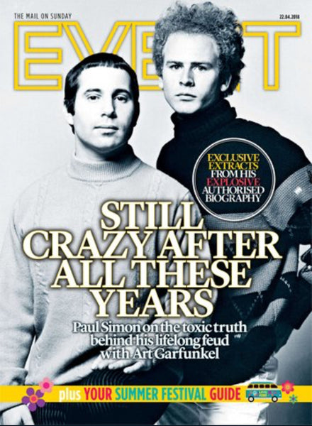 UK EVENT magazine 22 April 2018 PAUL SIMON Art Garfunkel TINA TURNER D ...