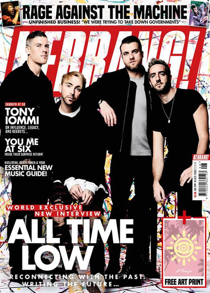 KERRANG! magazine Feb 2020: ALL TIME LOW + Art Print - RAGE AGAINST TH ...