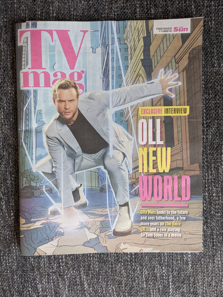 SUN TV Magazine 01/2021: OLLY MURS Charley Webb LUKE EVANS Giovanna Fl ...