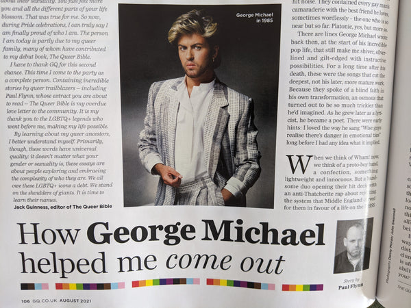 British GQ Magazine August 2021: George Michael - YourCelebrityMagazines