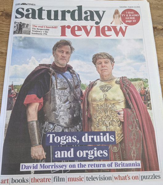 DAVID MORRISSEY Steve Pemberton rare UK Times Review supplement August ...