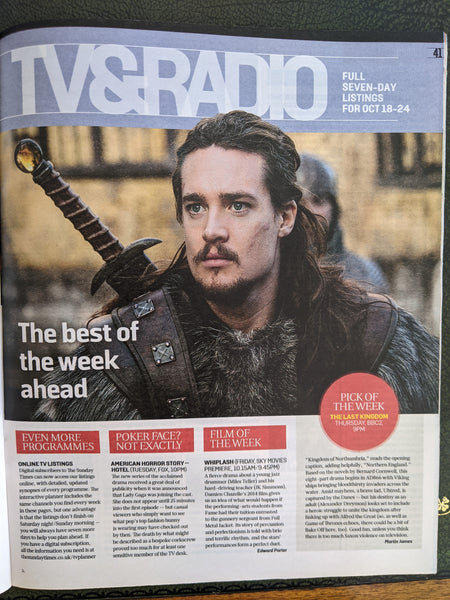 CULTURE Mag 18/10/2015 ROB DELANEY Sharon Horgan Alexander Dreymon Jef ...