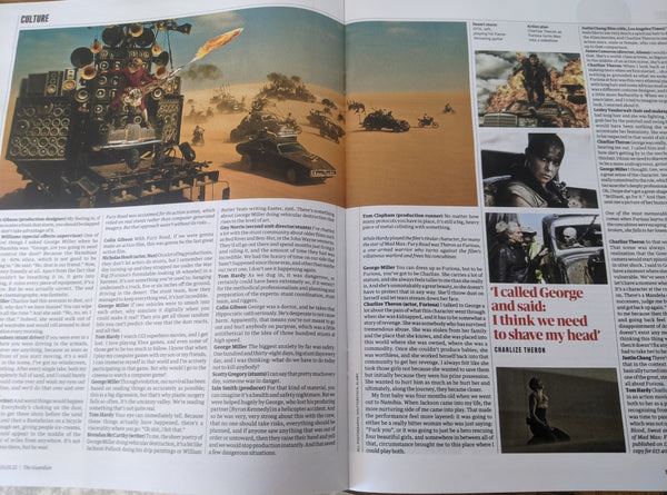 ANGELA DAVIS Tom Hardy Ella Henderson Guardian Saturday Magazine 05/03 ...