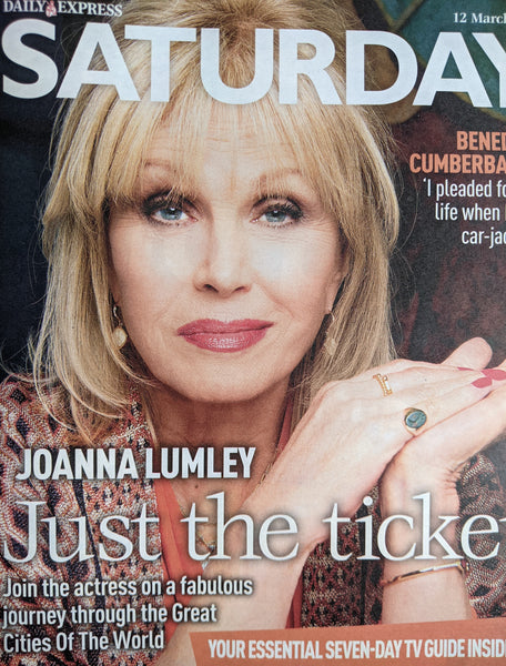 SATURDAY magazine 12/03/2022 JOANNA LUMLEY Benedict Cumberbatch Barbar ...