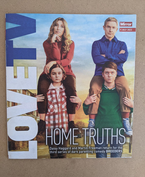 LOVE TV Mag 09/07/2022 MARTIN FREEMAN Daisy Haggard Michelle Hardwick ...