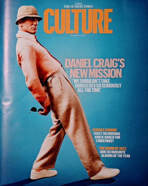 CULTURE Magazine 11/12/2022: DANIEL CRAIG COVER FEATURE James Bond Tom ...